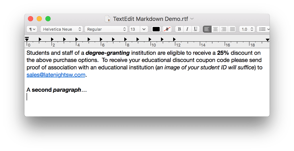 Markdownlib On Github Applescript Late Night Software Ltd 