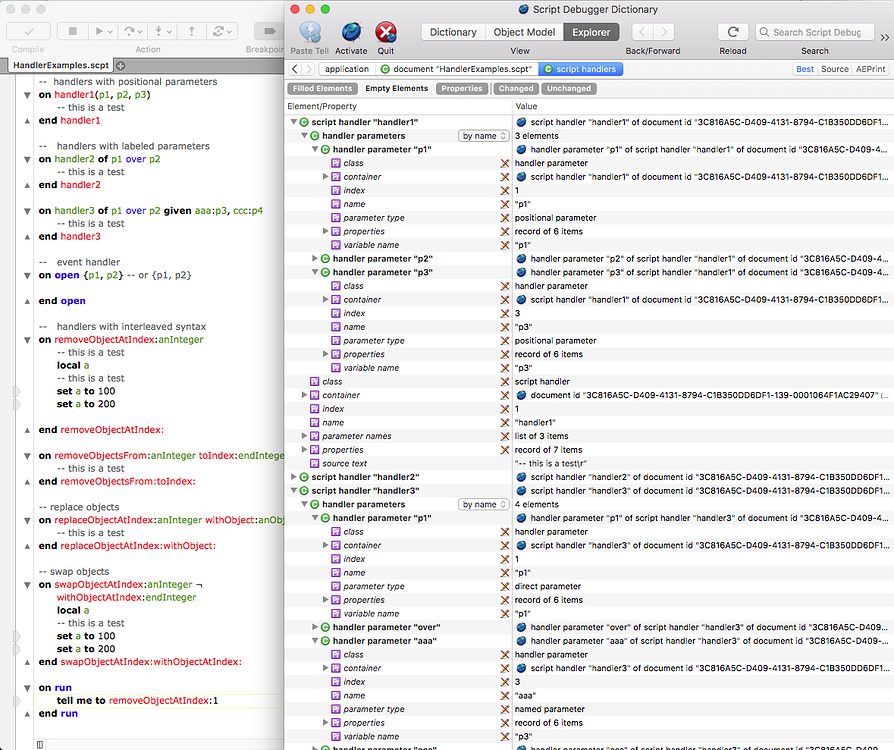 Detecting at run-time how many arguments a handler expects? - AppleScript - Late Night Software Ltd.